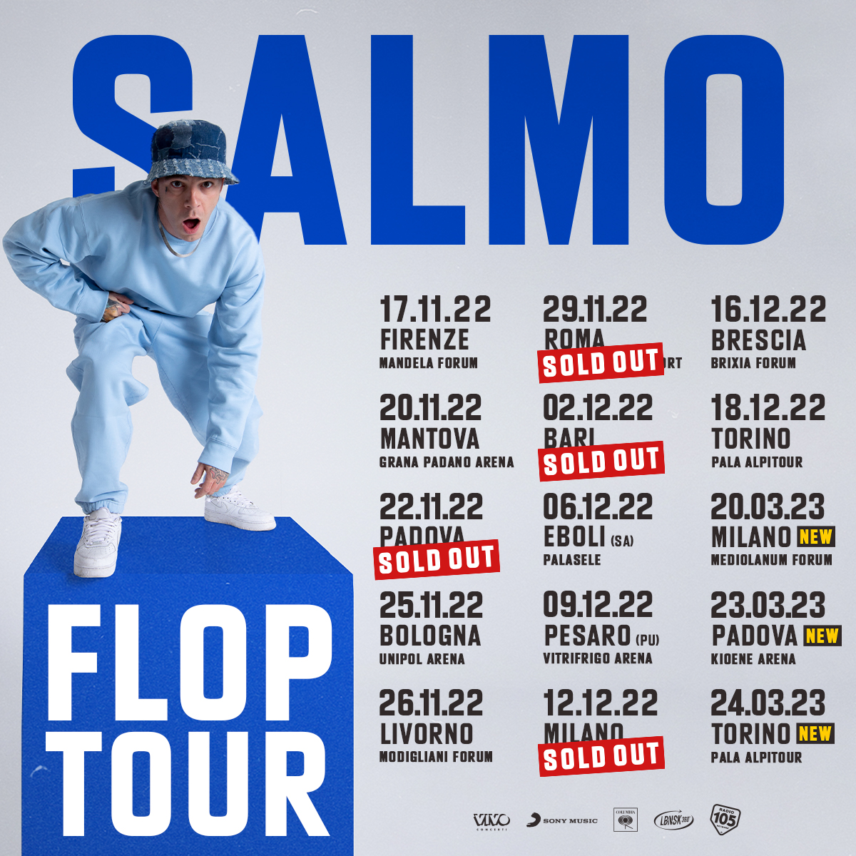 Salmo sbarca dal vivo con "Flop Tour" - Scaletta, date e biglietti
