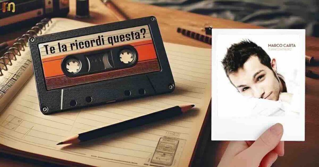 “Un grande libro nuovo” di Marco Carta: te la ricordi questa?